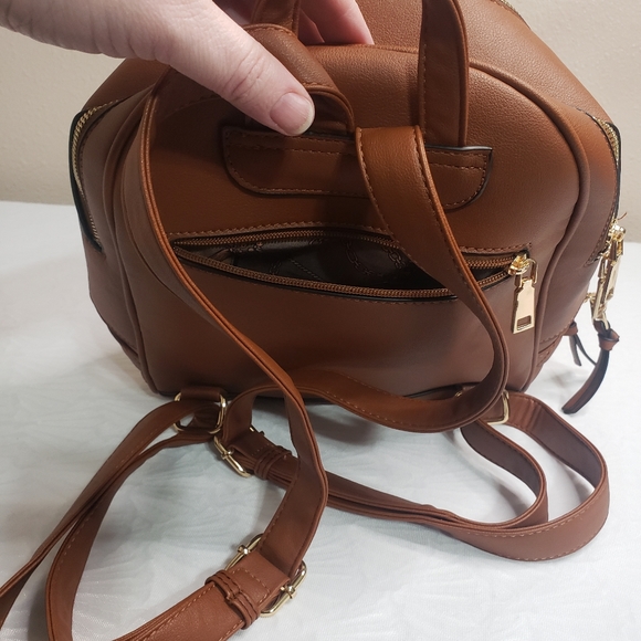 unbranded | Bags | Nwot Faux Leather Backpack | Poshmark